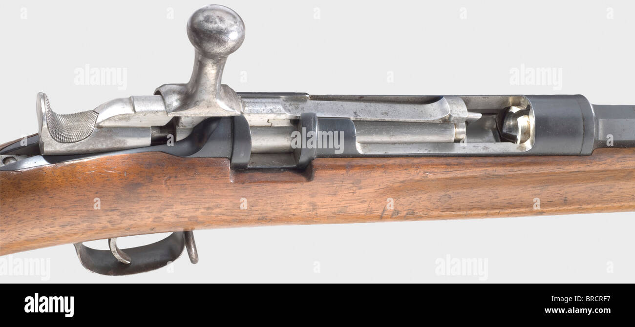 A repeating and trial rifle Jarmann mod. 1880, calibre 10.15 x 61 ...