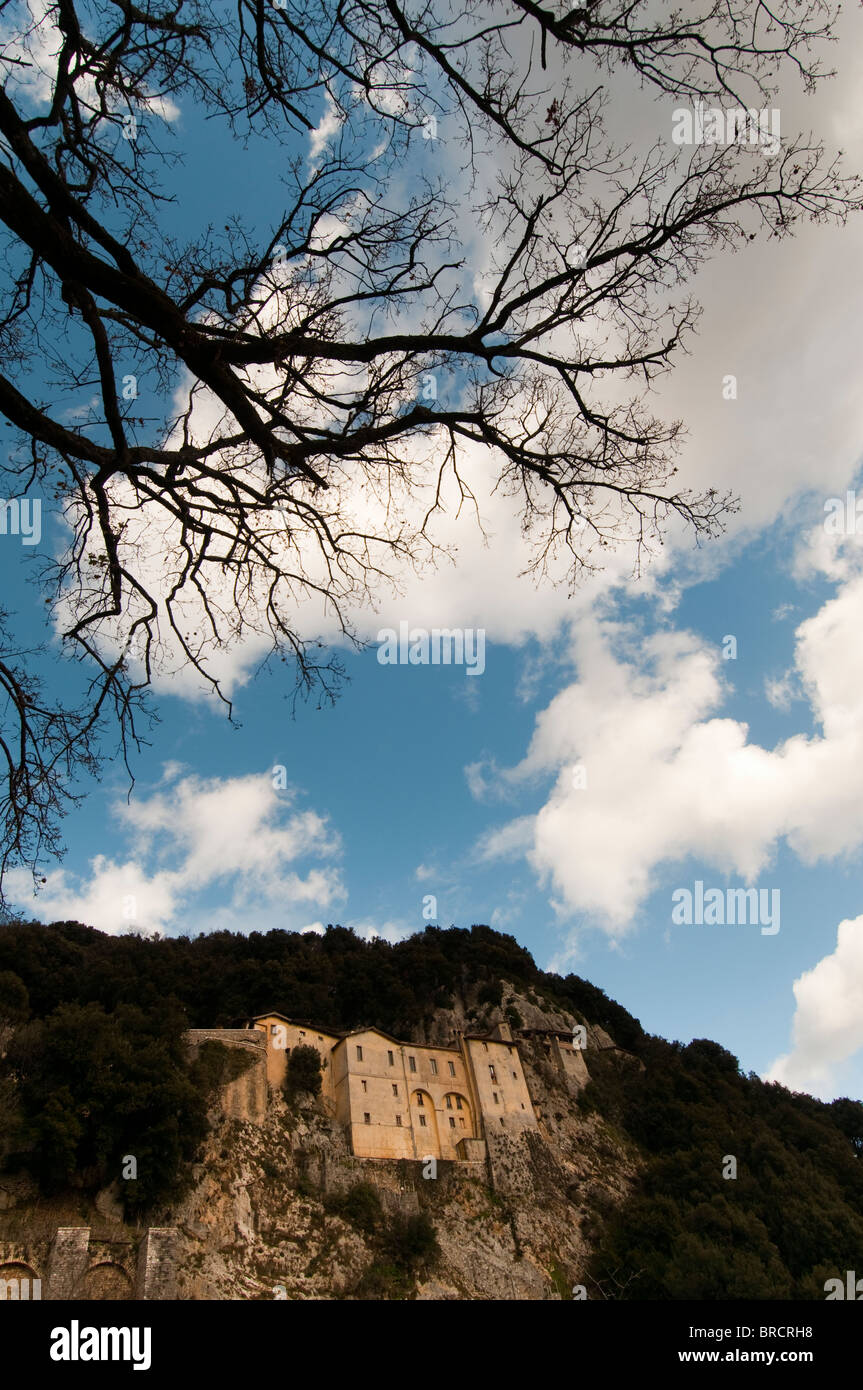 Franciscan sanctuary of Greccio, Greccio, Rieti, Lazio (Latium), Italy ...
