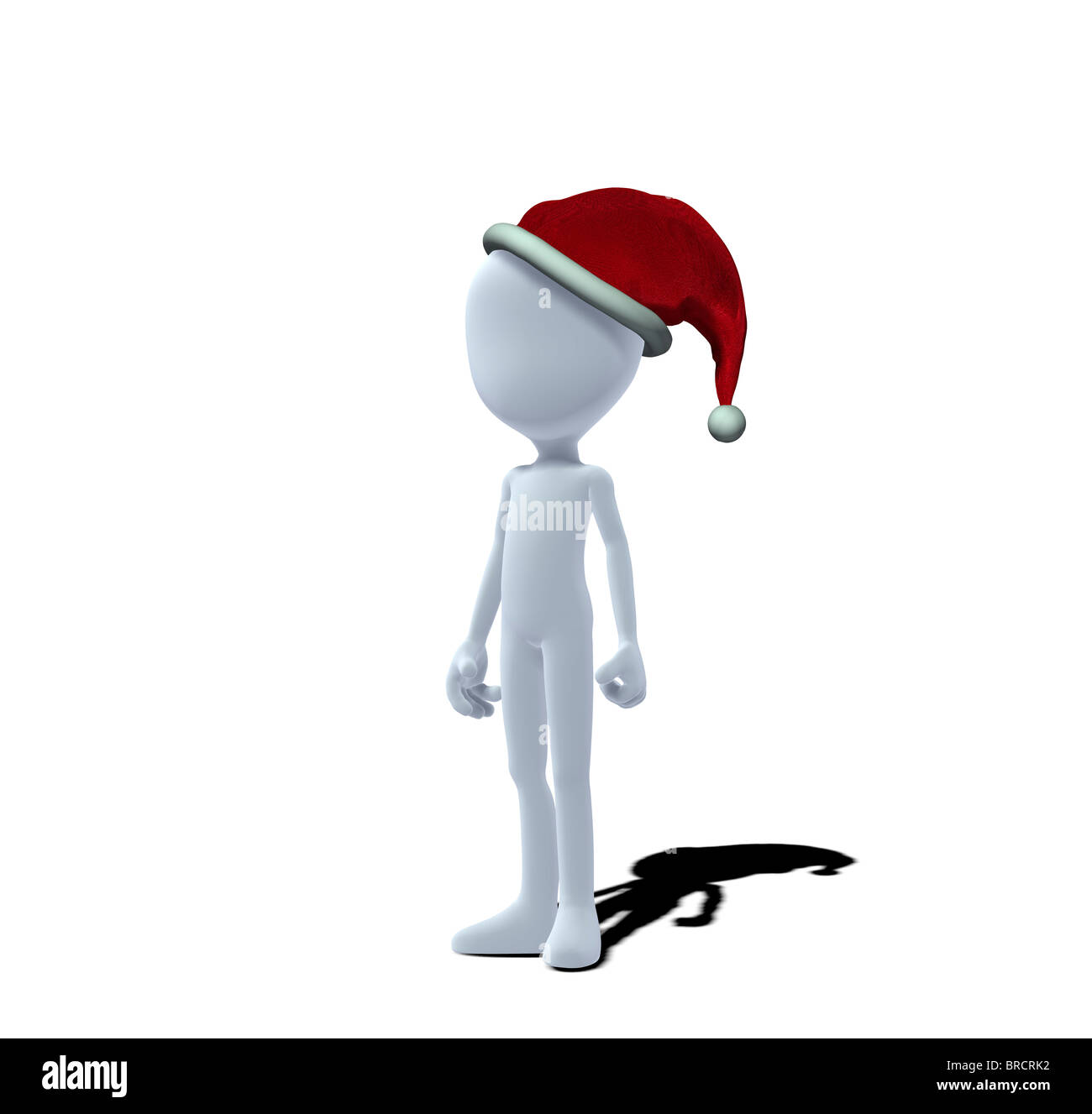 concept figure with santa hat Stock Photo - Alamy