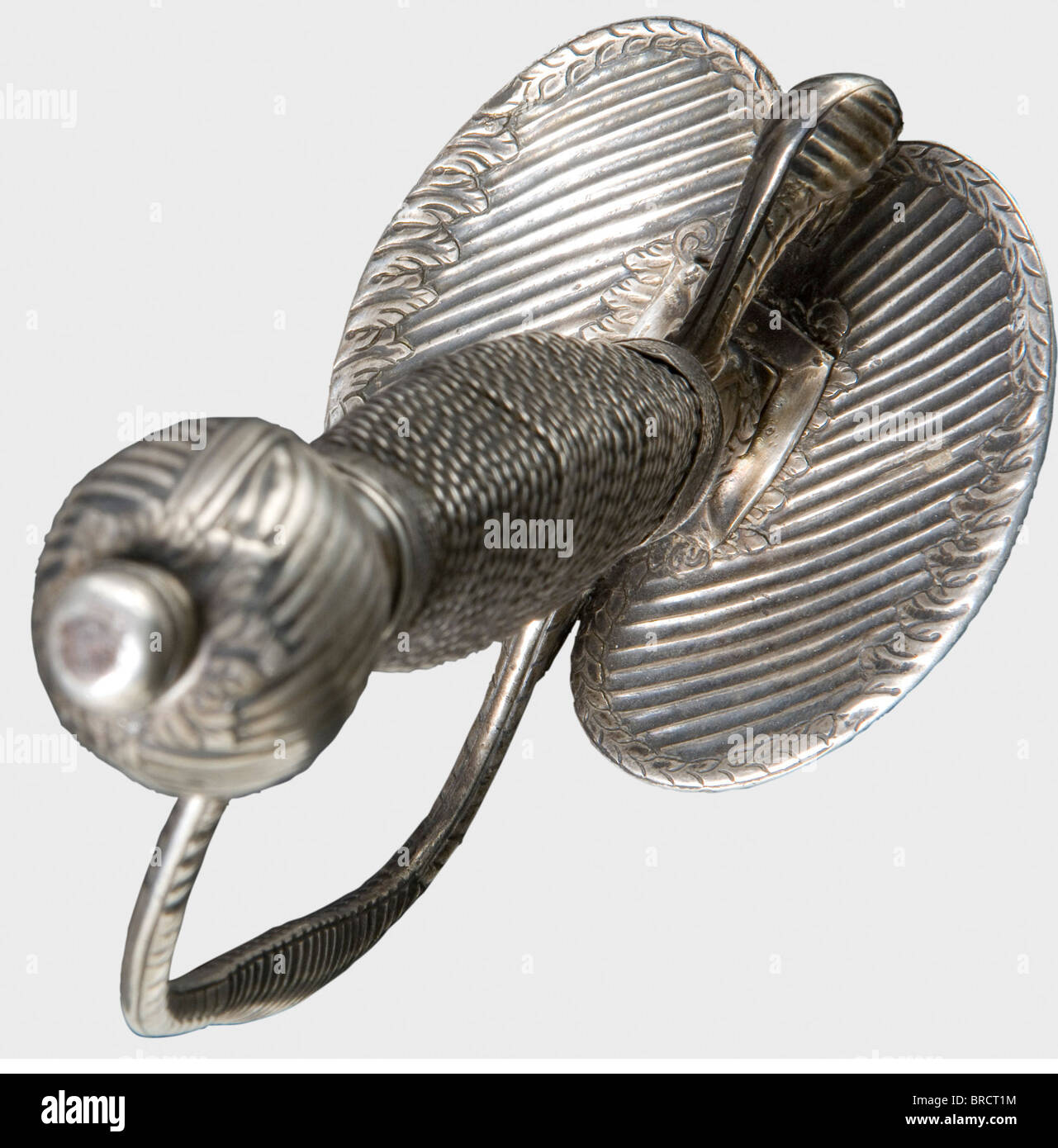 A French silver-hilted small-sword, circa 1780 Slender hollow ...