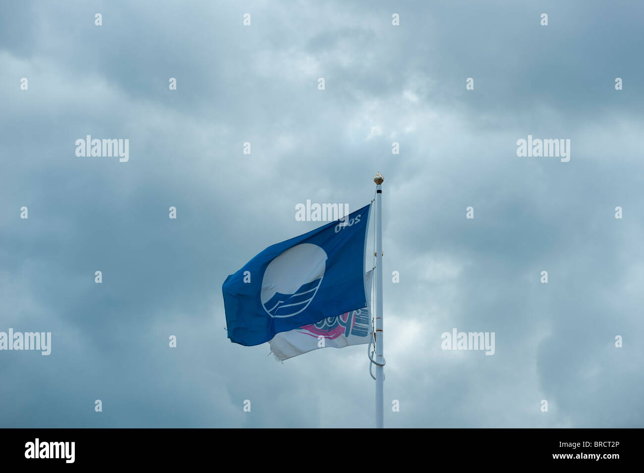 Blue flag beach hi-res stock photography and images - Alamy