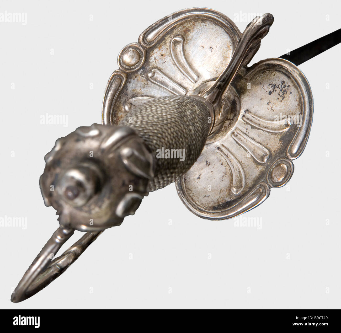 An English silver-hilted small-sword, circa 1720 Slender hollow ...
