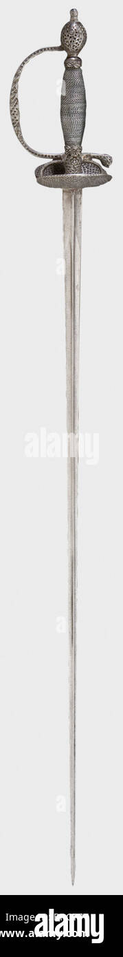 A small-sword with openwork iron hilt, Central Europe, circa 1780 ...