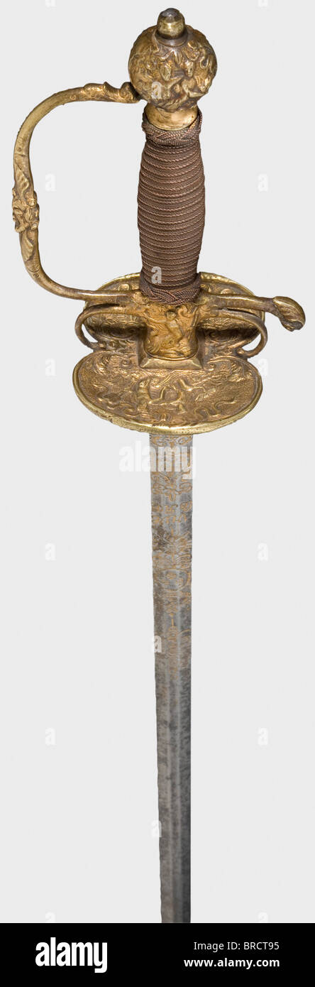 Thrusting blade of flattened hexagonal section hi-res stock photography ...