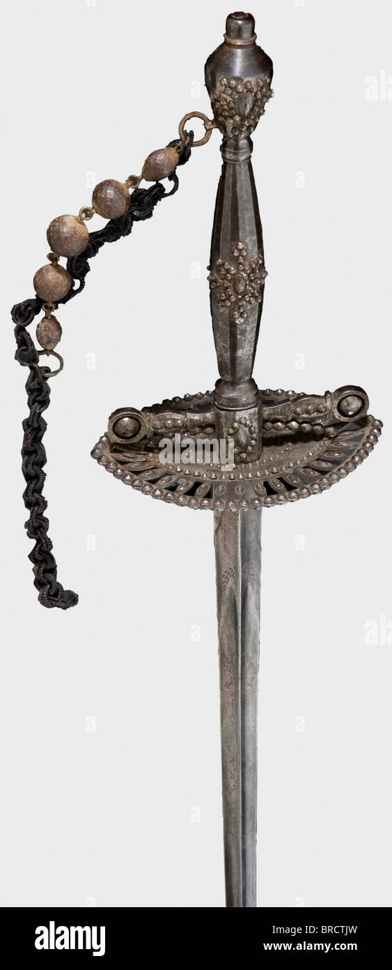 A small-sword with cut-steel hilt, England(?), circa 1810 Hollow ...