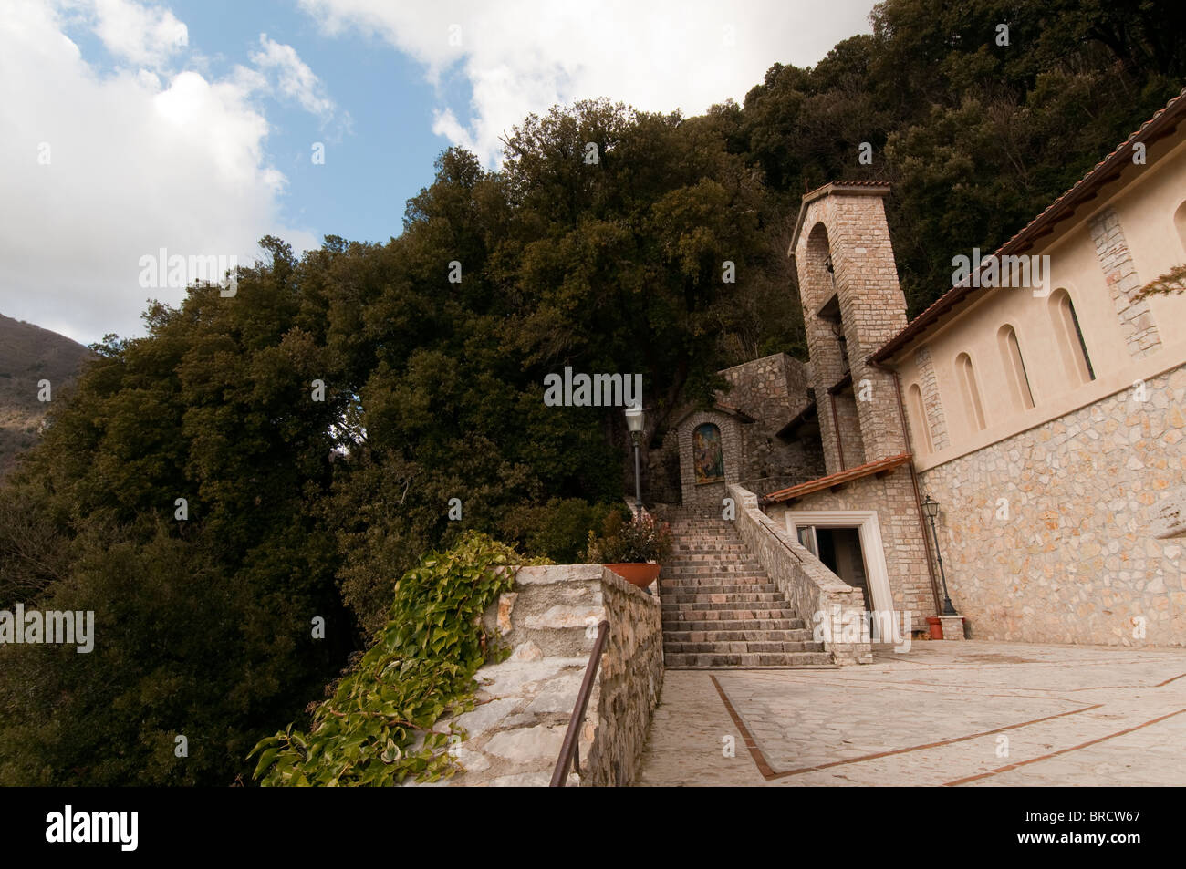 Franciscan sanctuary of Greccio, Greccio, Rieti, Lazio (Latium), Italy ...