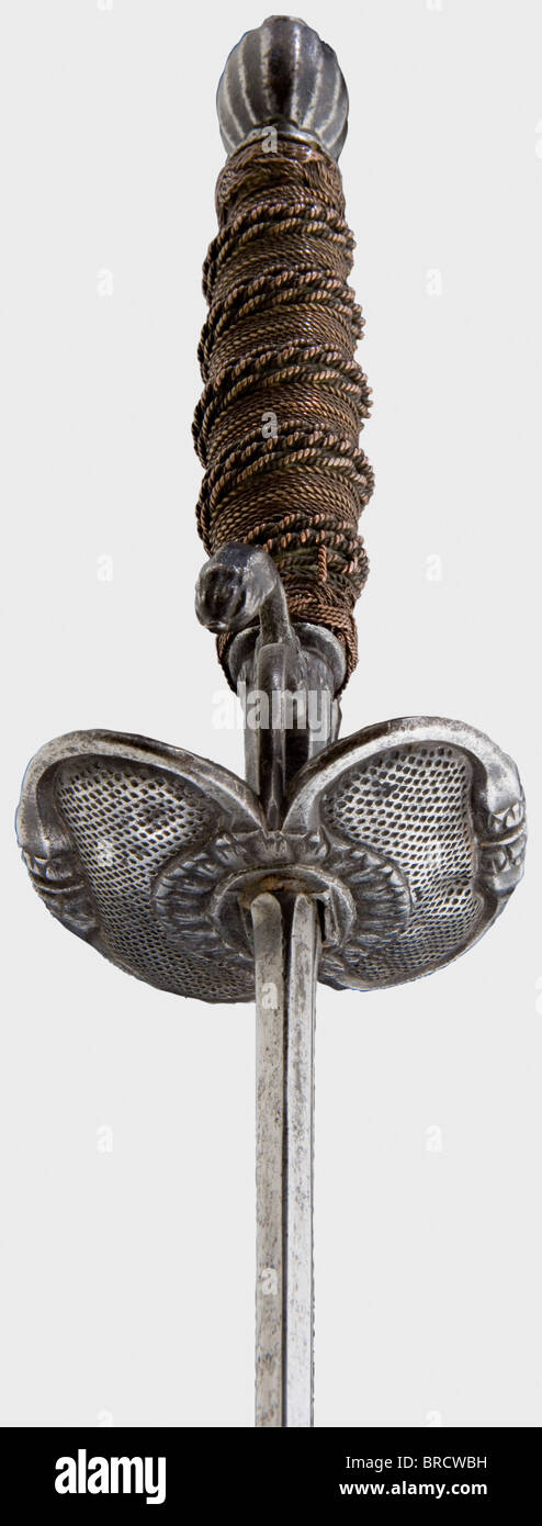 A small-sword with chiselled iron hilt, Flemish/French, circa 1670 ...