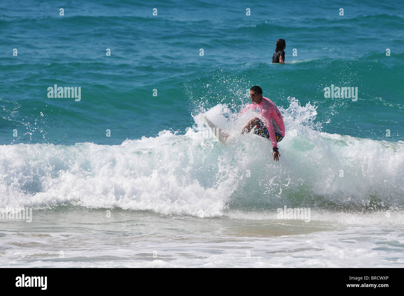 Israel, Haifa, summer activity on the beach Surfers Stock Photo - Alamy