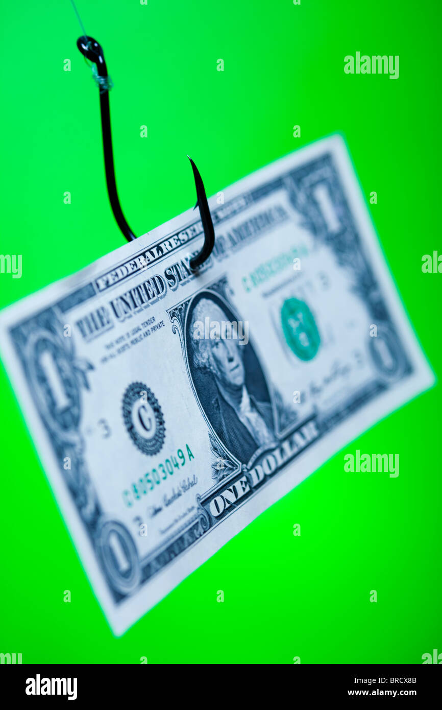 Blank paper on hook Stock Photo - Alamy