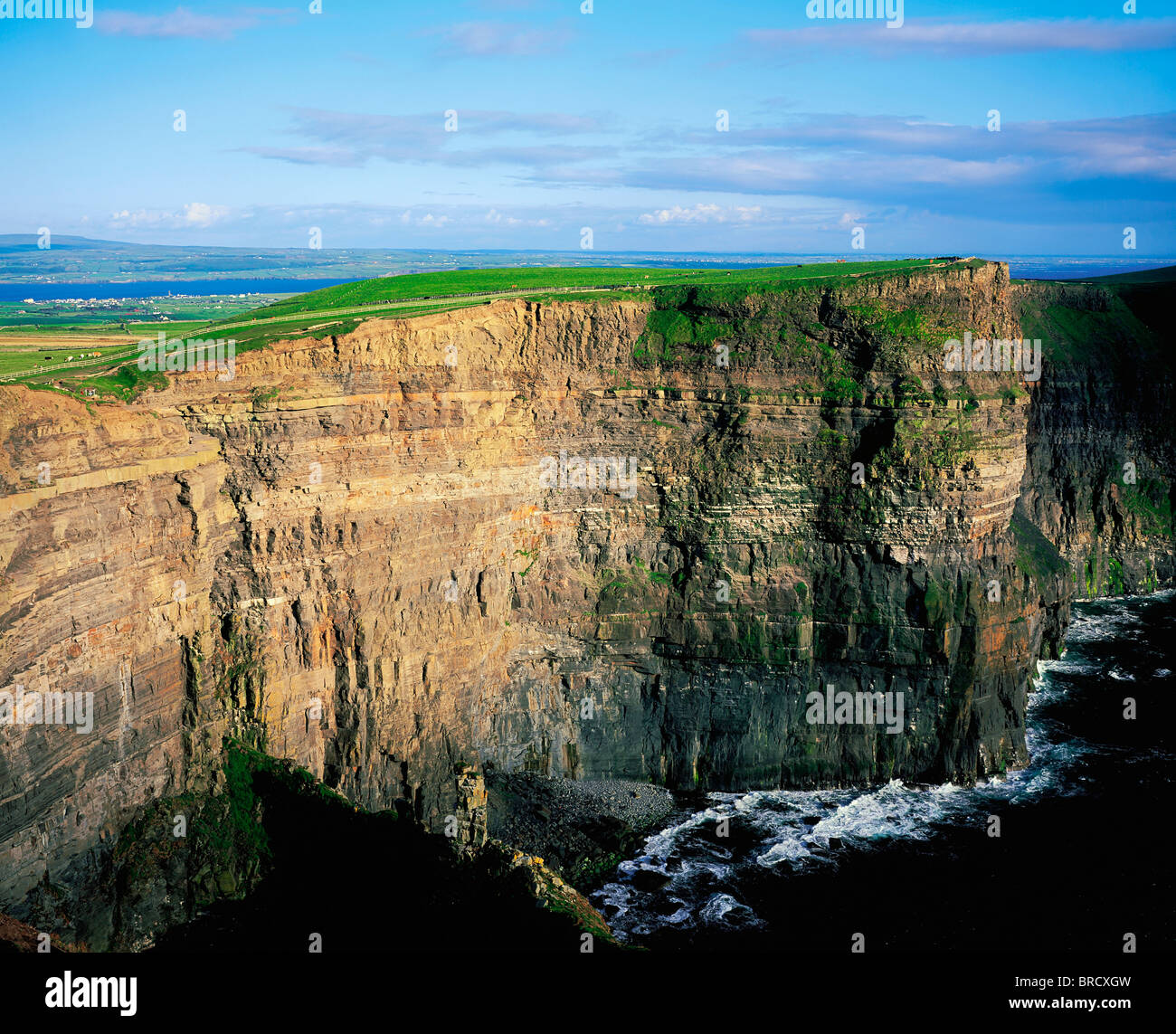 Cliffs Of Moher, Co Clare, Ireland; Cliffs On The Atlantic Ocean Stock ...