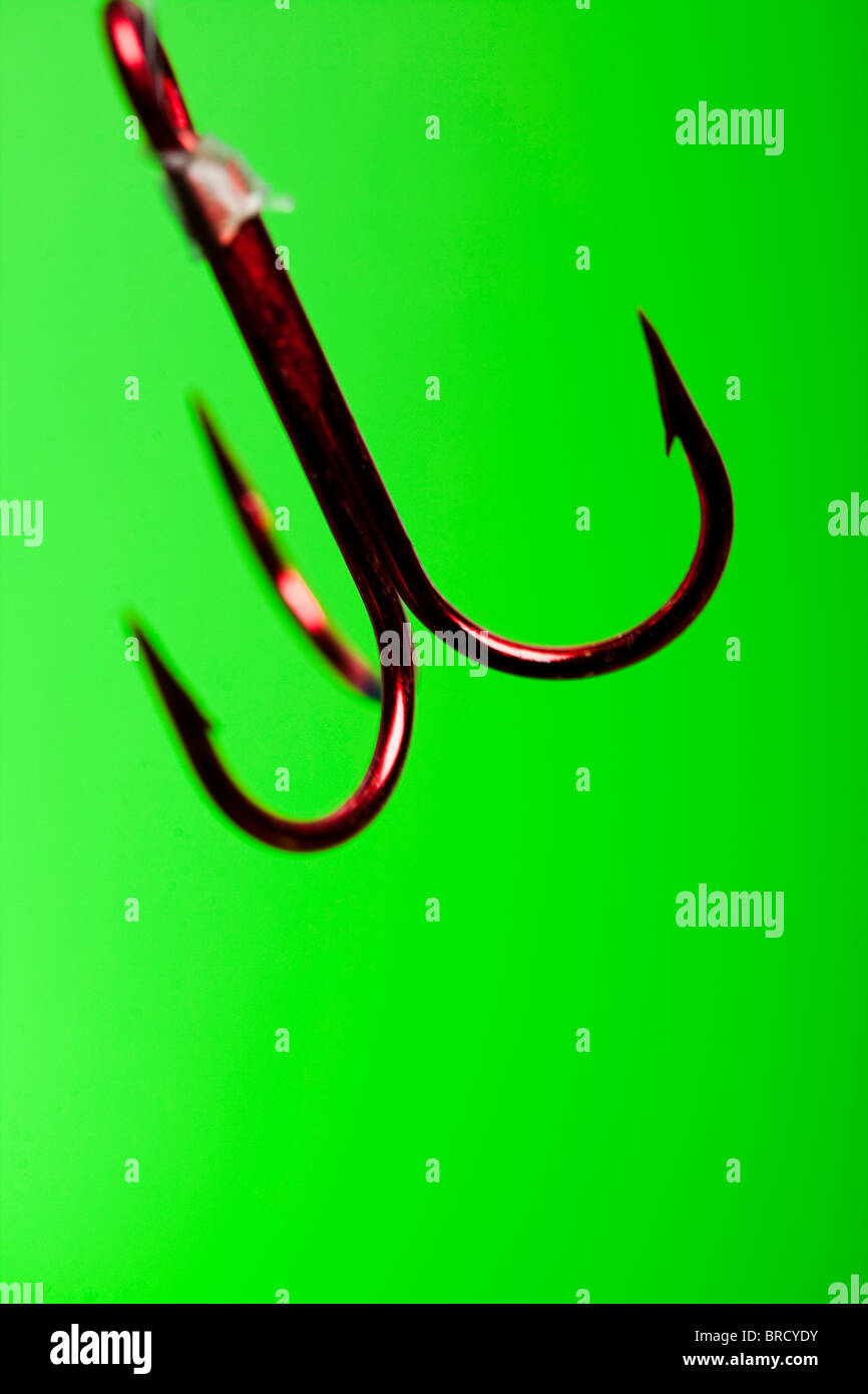 Hook Crossed hooks Stock Photo - Alamy
