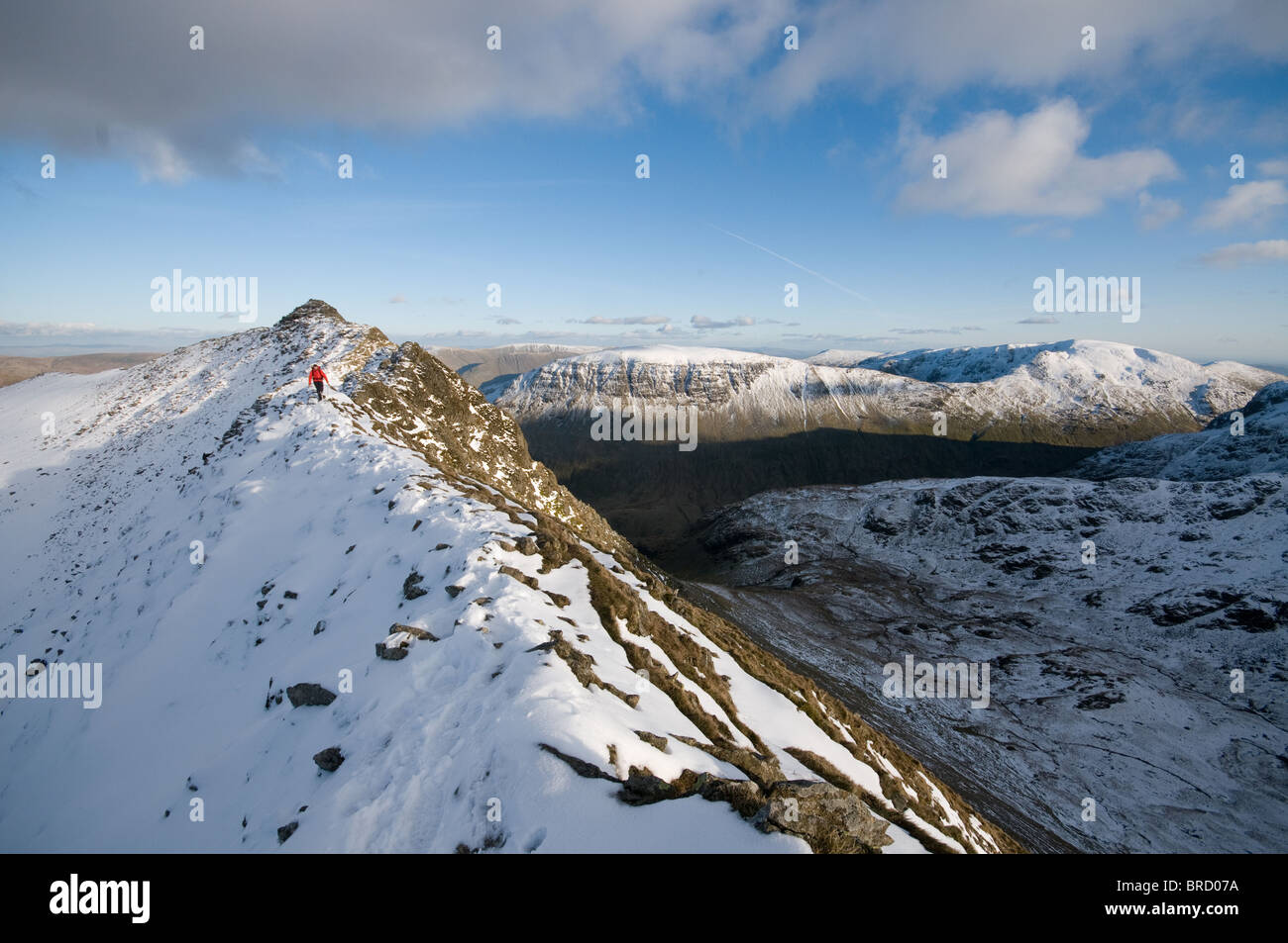 Striding edge winter walk hi-res stock photography and images - Alamy