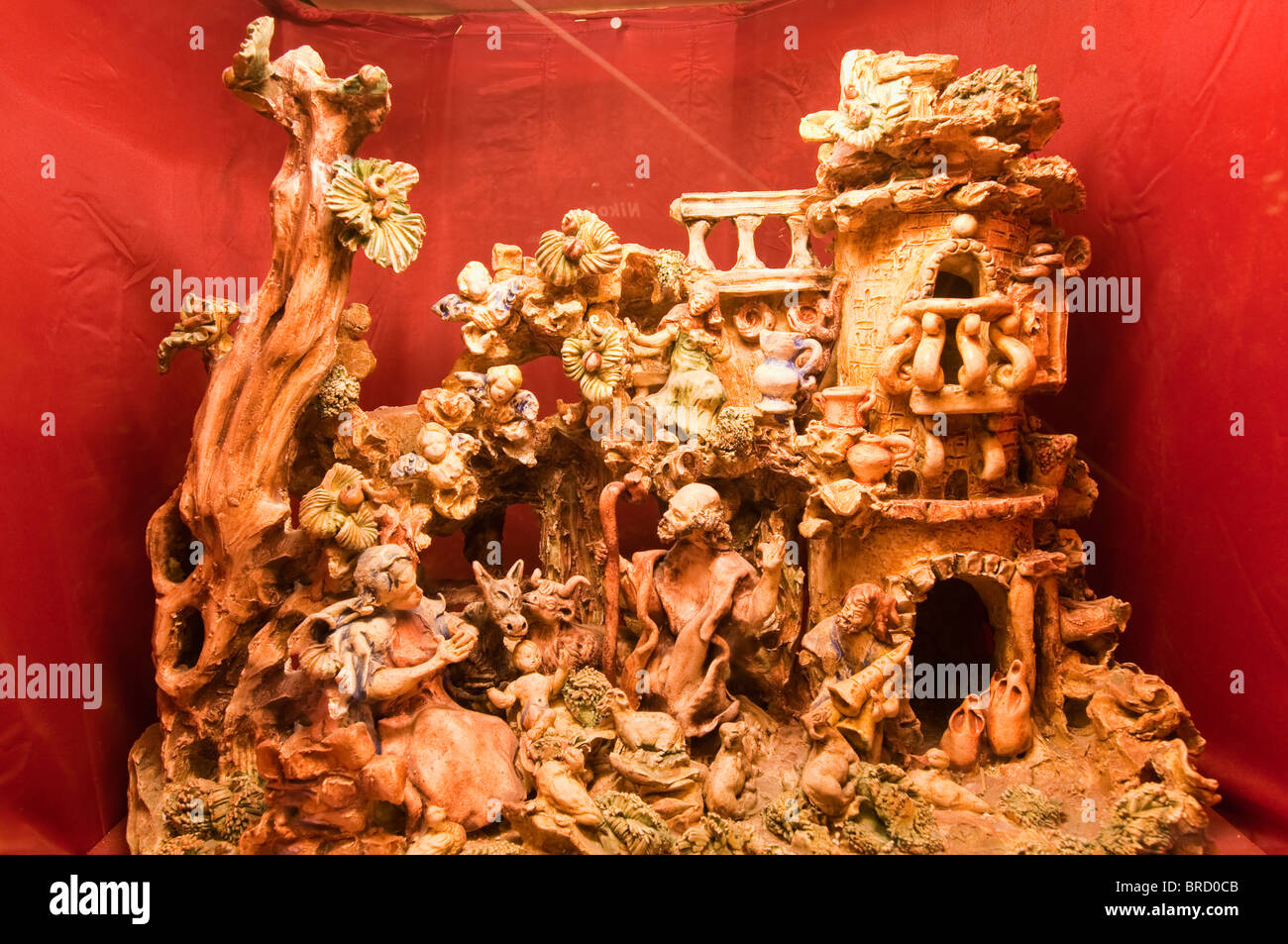 Typical cribs form the world, franciscan sanctuary of Greccio, Greccio ...