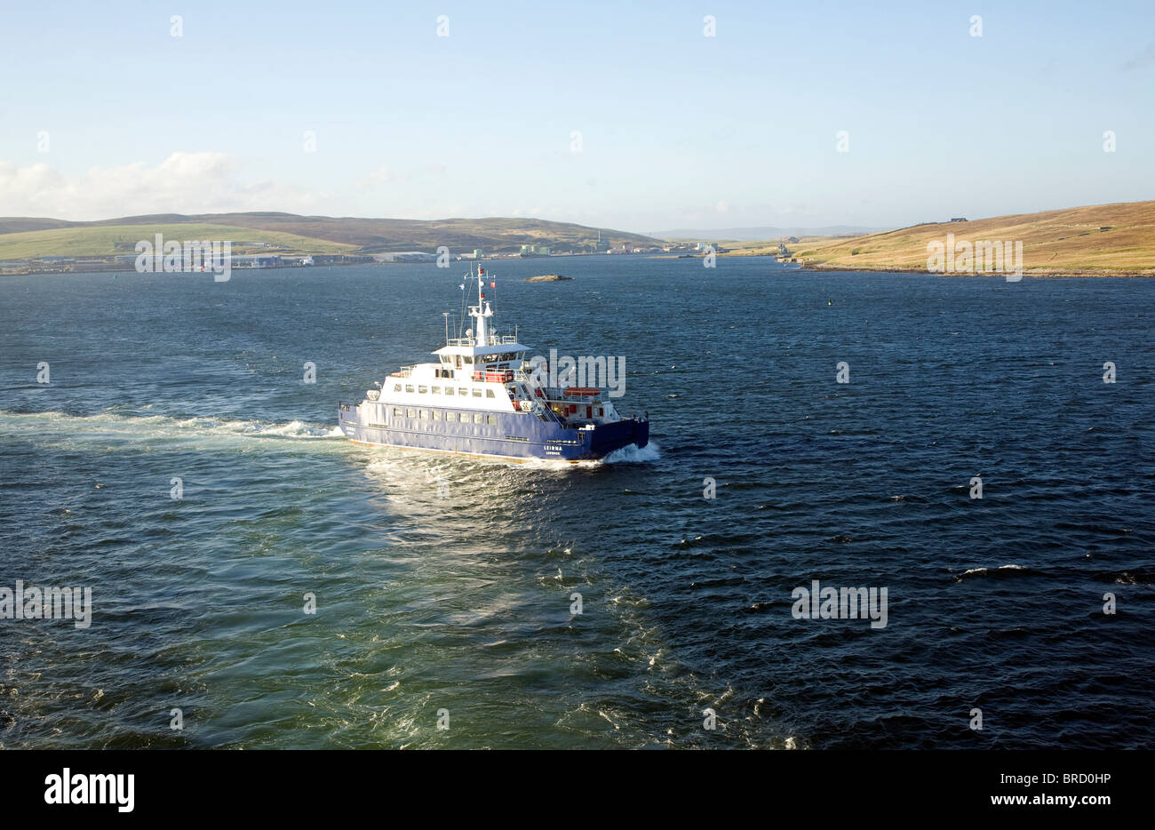 'Leirna' ferry between Lerwick and Bressay, Shetland Islands, Scotland ...