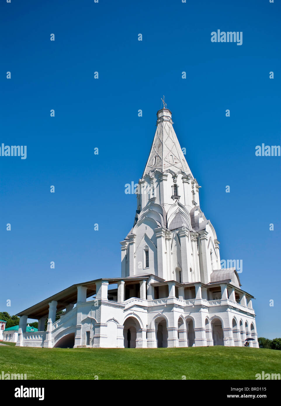 White Russian Orthodox church Stock Photo - Alamy
