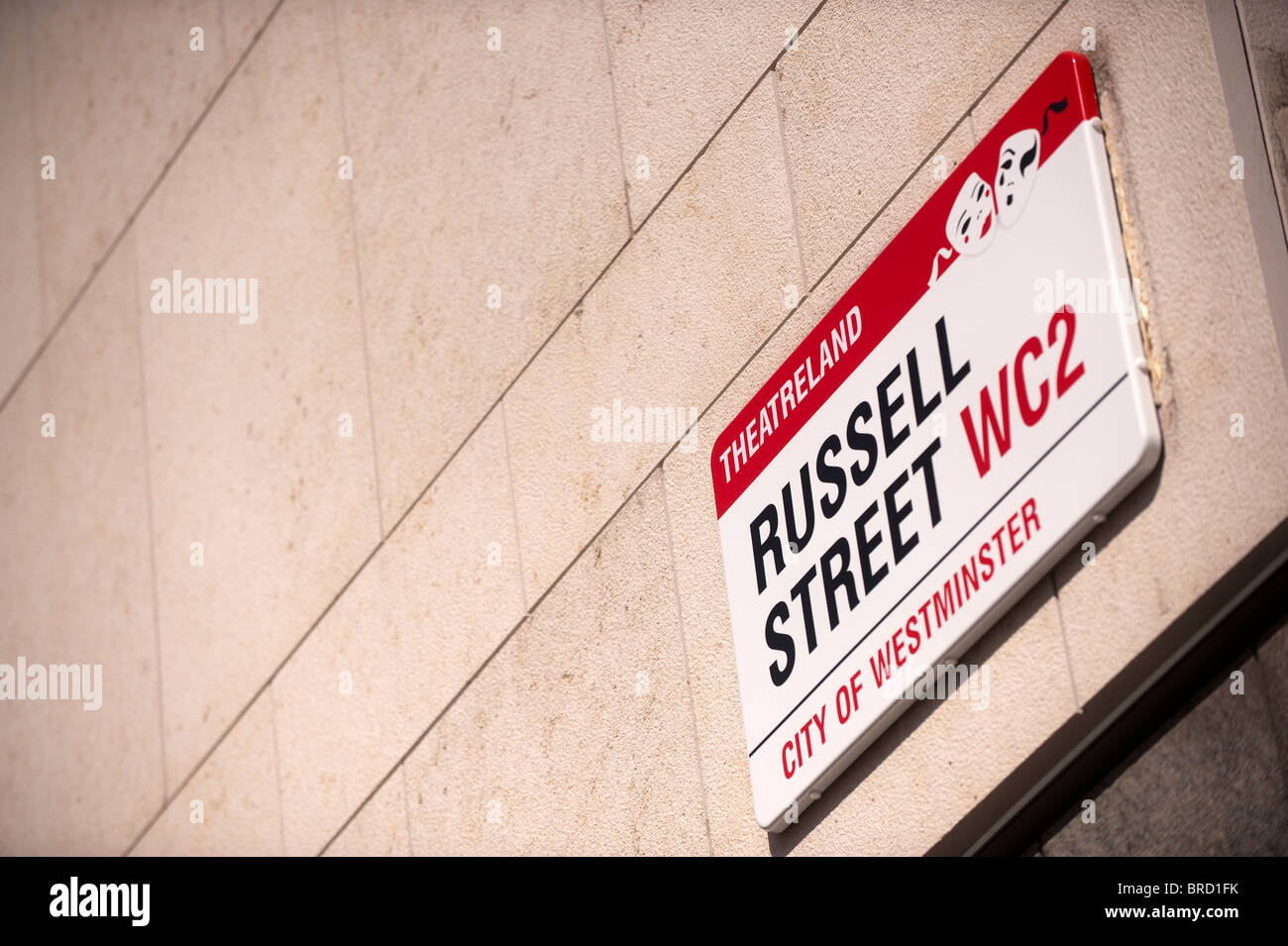Russell Street Theatre Land London WC2 Stock Photo - Alamy
