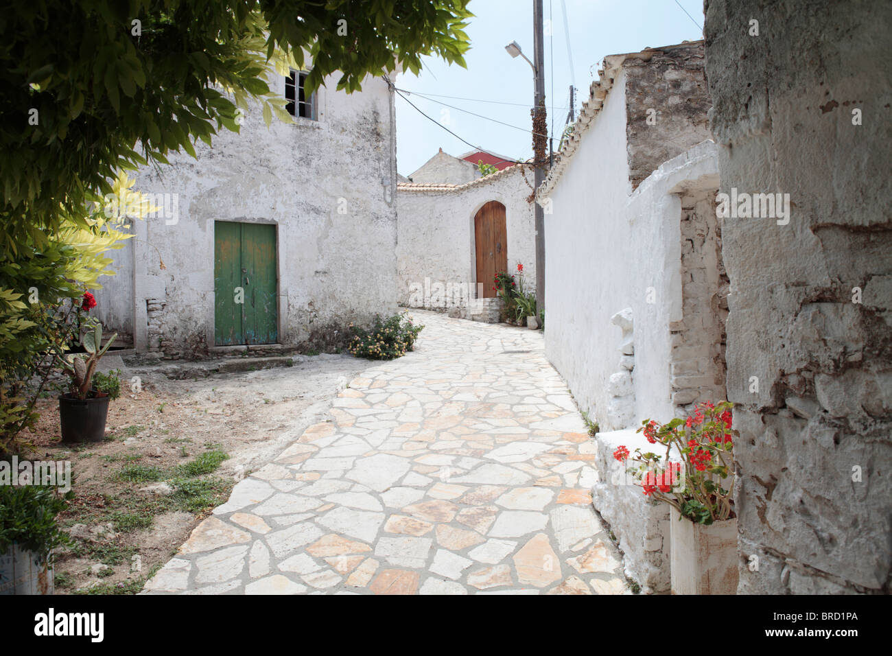 Afionas, Corfu, Greece Stock Photo - Alamy