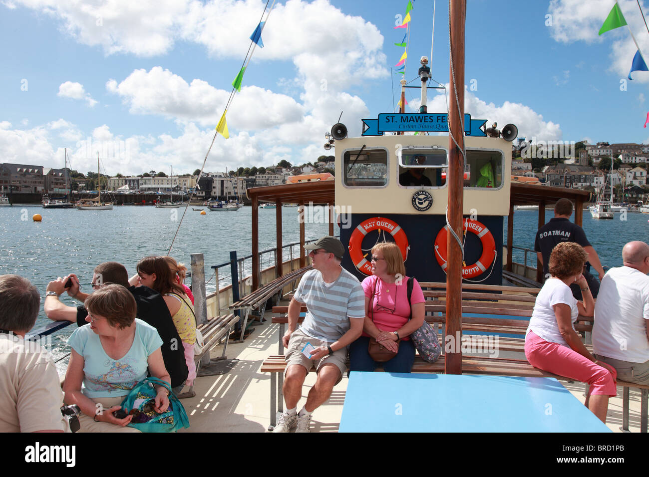 Falmouth to St Mawes ferry, Cornwall Stock Photo - Alamy