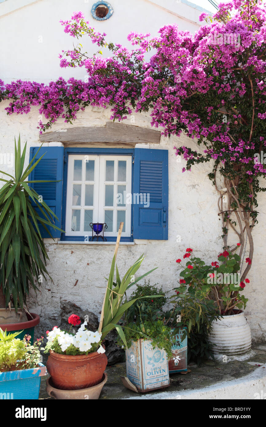 Afionas Corfu Greece Stock Photo - Alamy