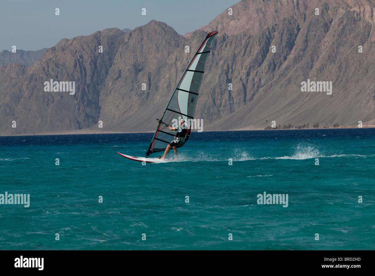 Windsurfing action dahab egypt hi-res stock photography and images - Alamy