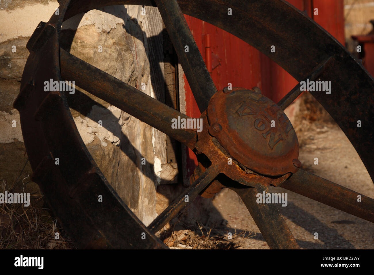 Antique iron wheel tractor hi-res stock photography and images - Alamy