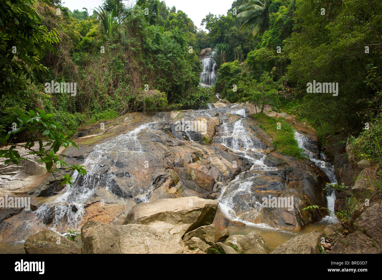 Wang Sao Waterfall, Ko Samui Island, Thailand Stock Photo - Alamy