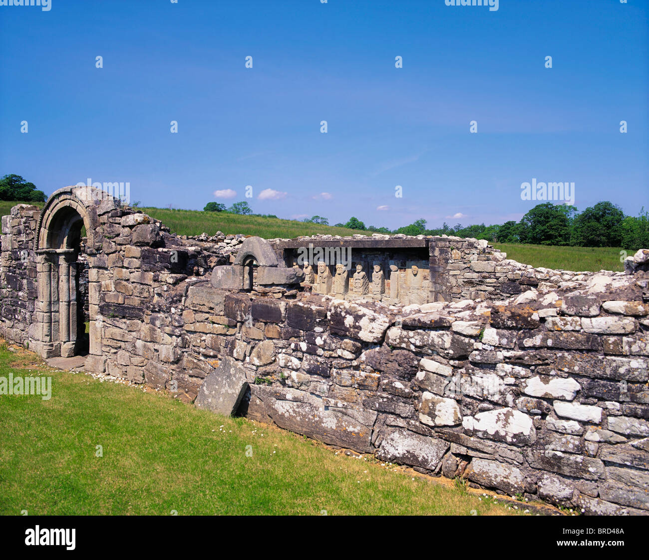 White Island, Lower Lough Erne, Co Fermanagh, Ireland, Romanesque ...