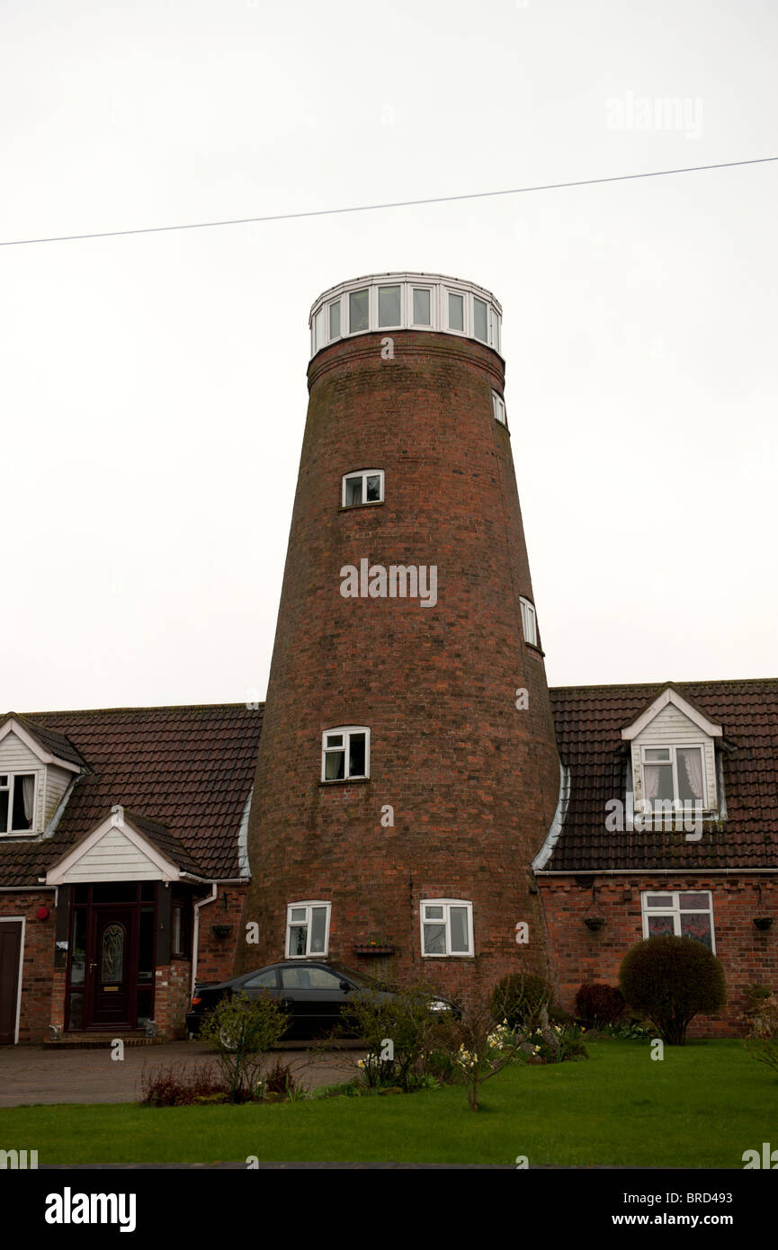 Old Windmill Burgh Le Marsh Lincolnshire UK Stock Photo - Alamy