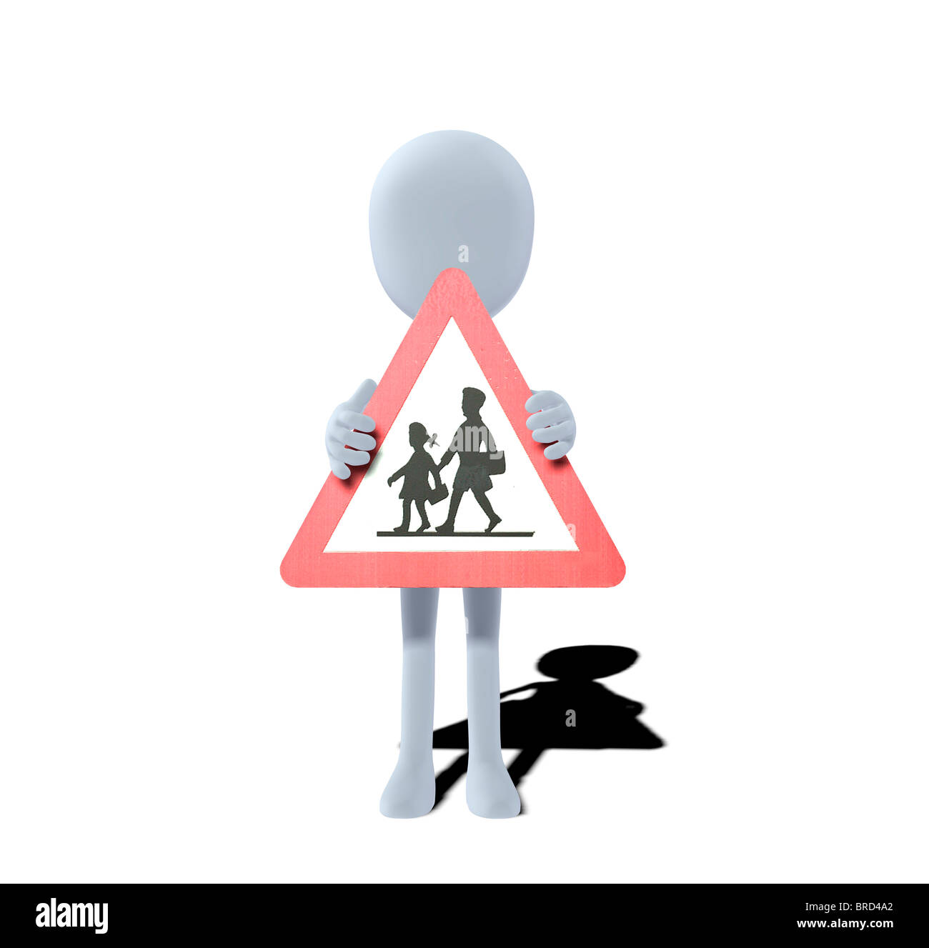 Children warning sign Cut Out Stock Images & Pictures - Alamy