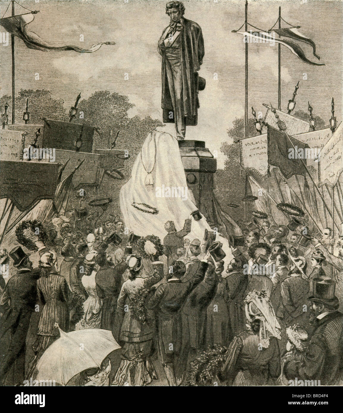 Pushkin drawing hi-res stock photography and images - Alamy