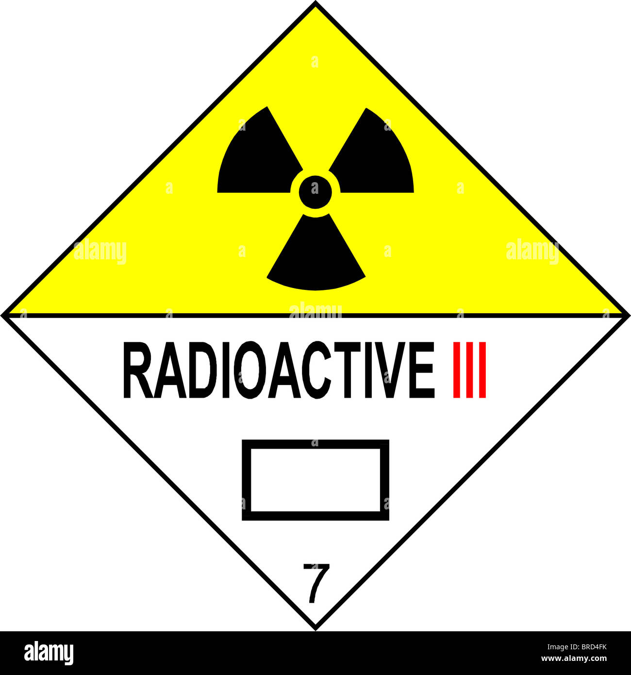 radioactive warning sign Stock Photo - Alamy