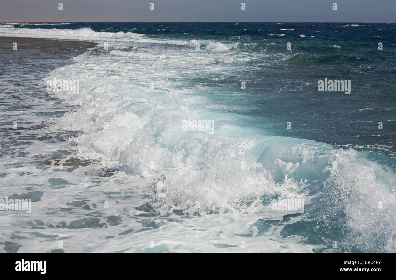 Big wave in Red Sea Stock Photo - Alamy