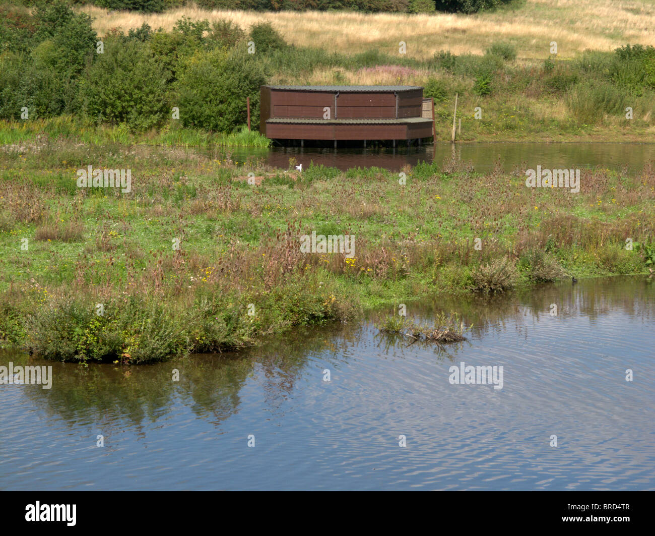 Sandwell Valley RSPB reserve, hide, Midlands, September 2010 Stock ...
