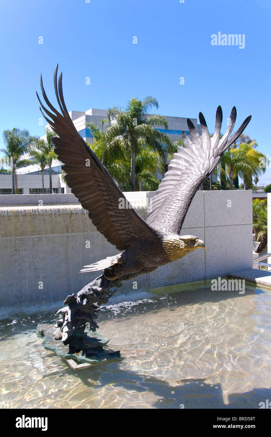 Juvenile Condor statue Stock Photo - Alamy