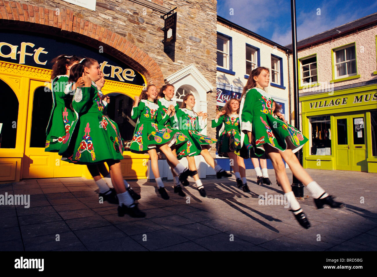 Irish Dancing, Craft Village, Co Derry, Ireland Stock Photo - Alamy