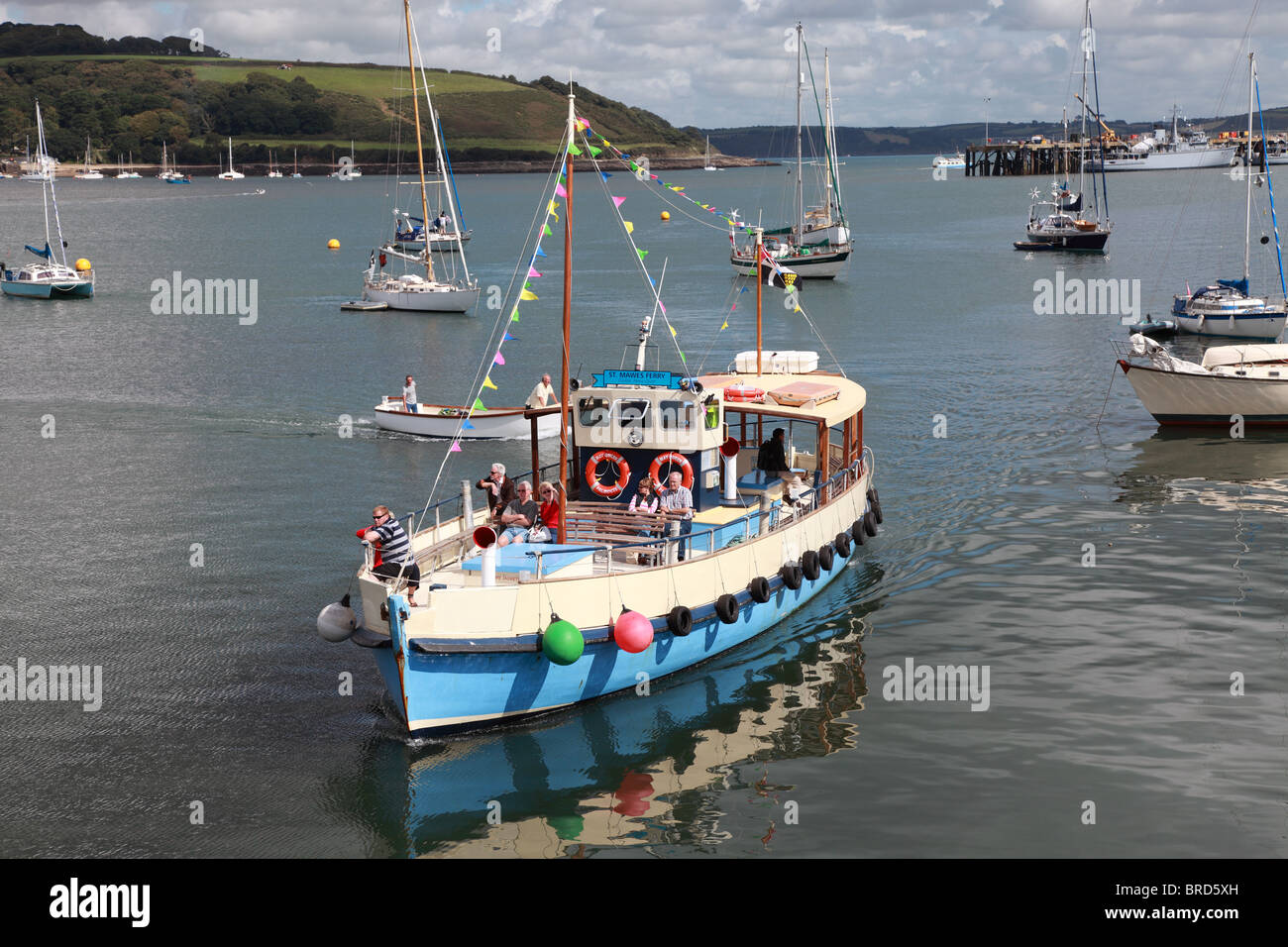 Falmouth to St Mawes ferry, Cornwall Stock Photo - Alamy
