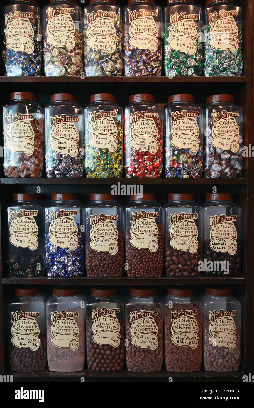 Traditional sweets, Cornwall Stock Photo - Alamy