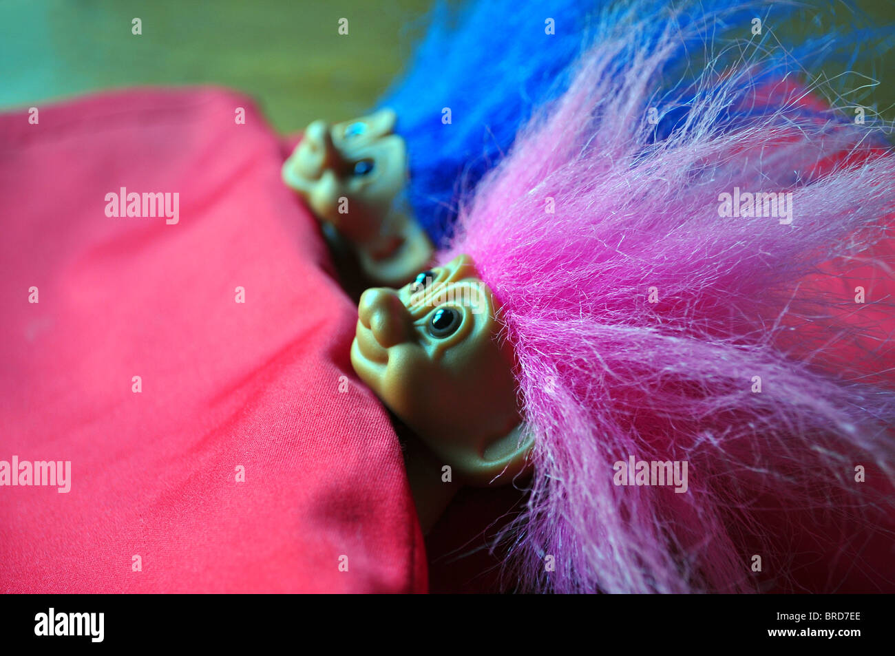 Trolls in bed Stock Photo - Alamy