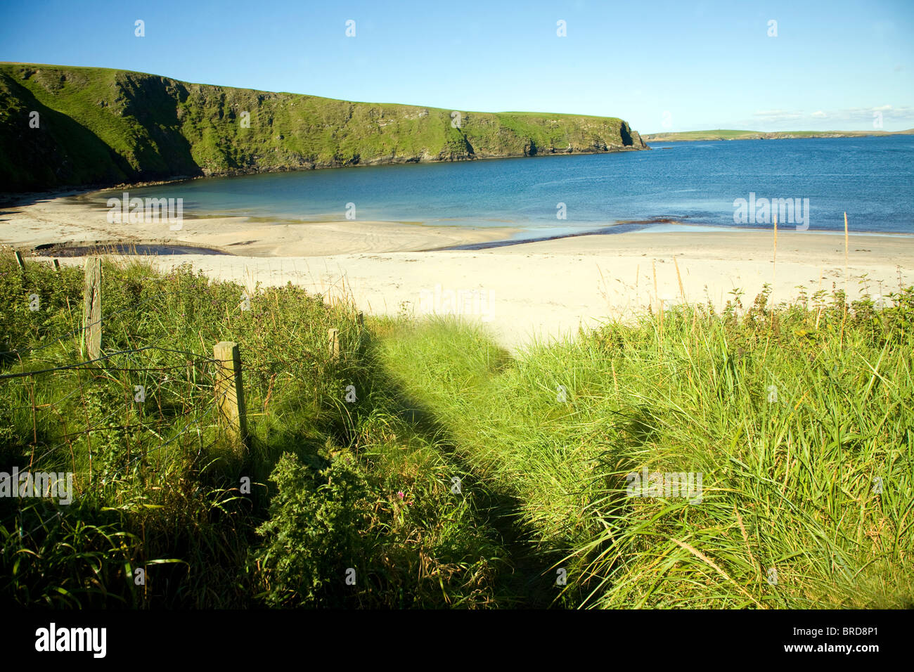 May Wick beach, Maywick, Mainland, Shetland Islands, Scotland Stock ...