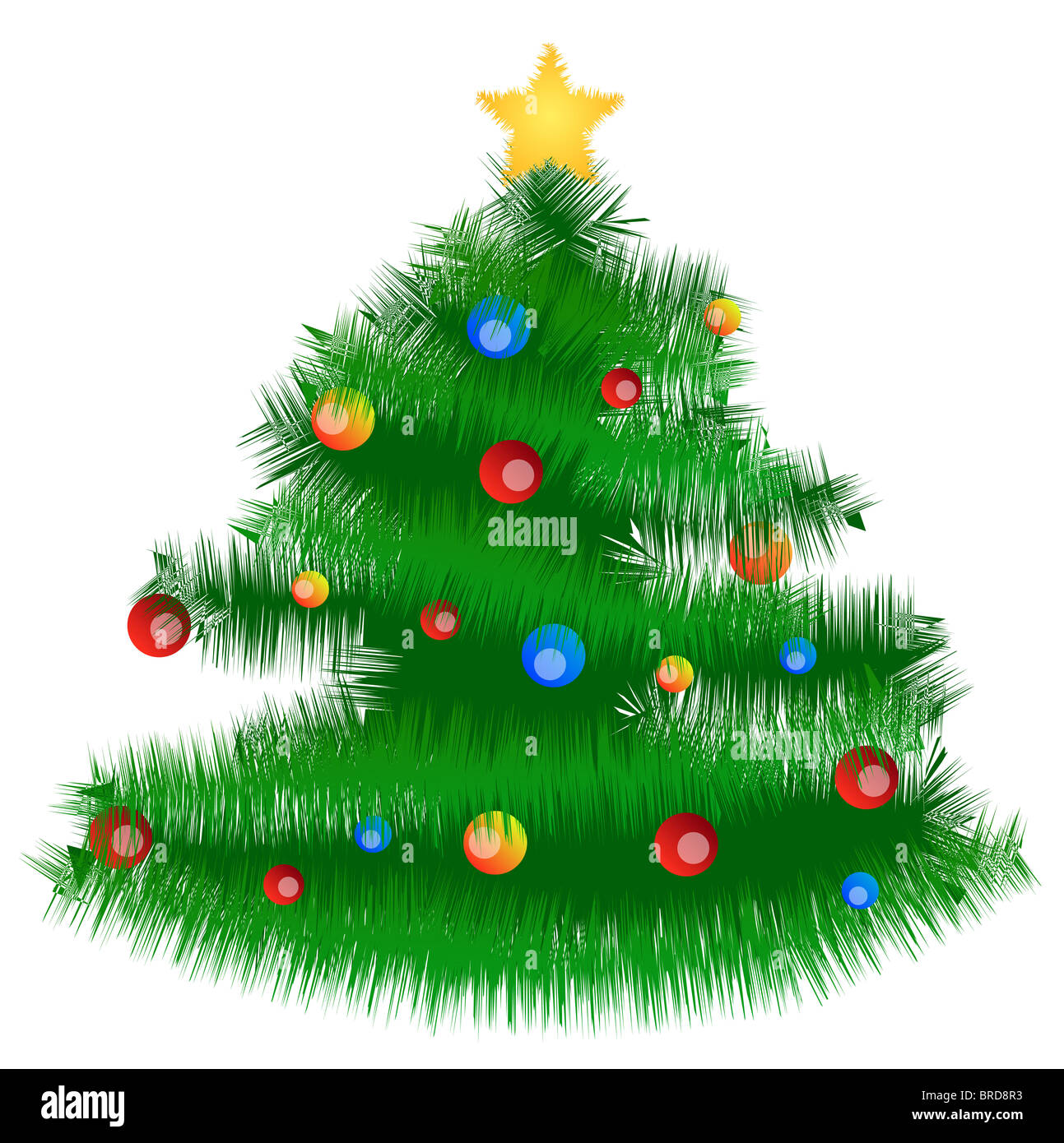 Stylized xmas tree hi-res stock photography and images - Alamy