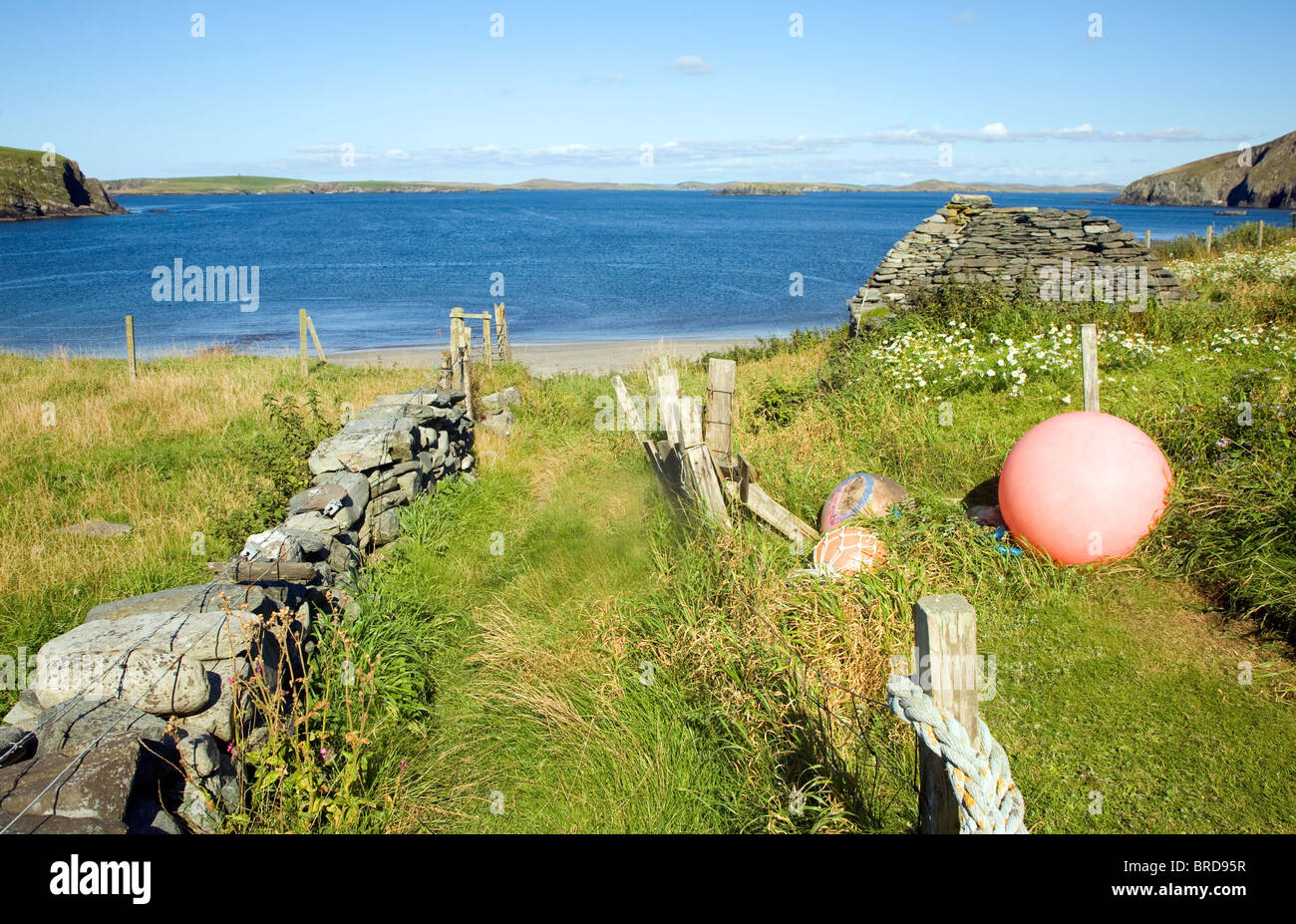May Wick beach, Maywick, Mainland, Shetland Islands, Scotland Stock ...