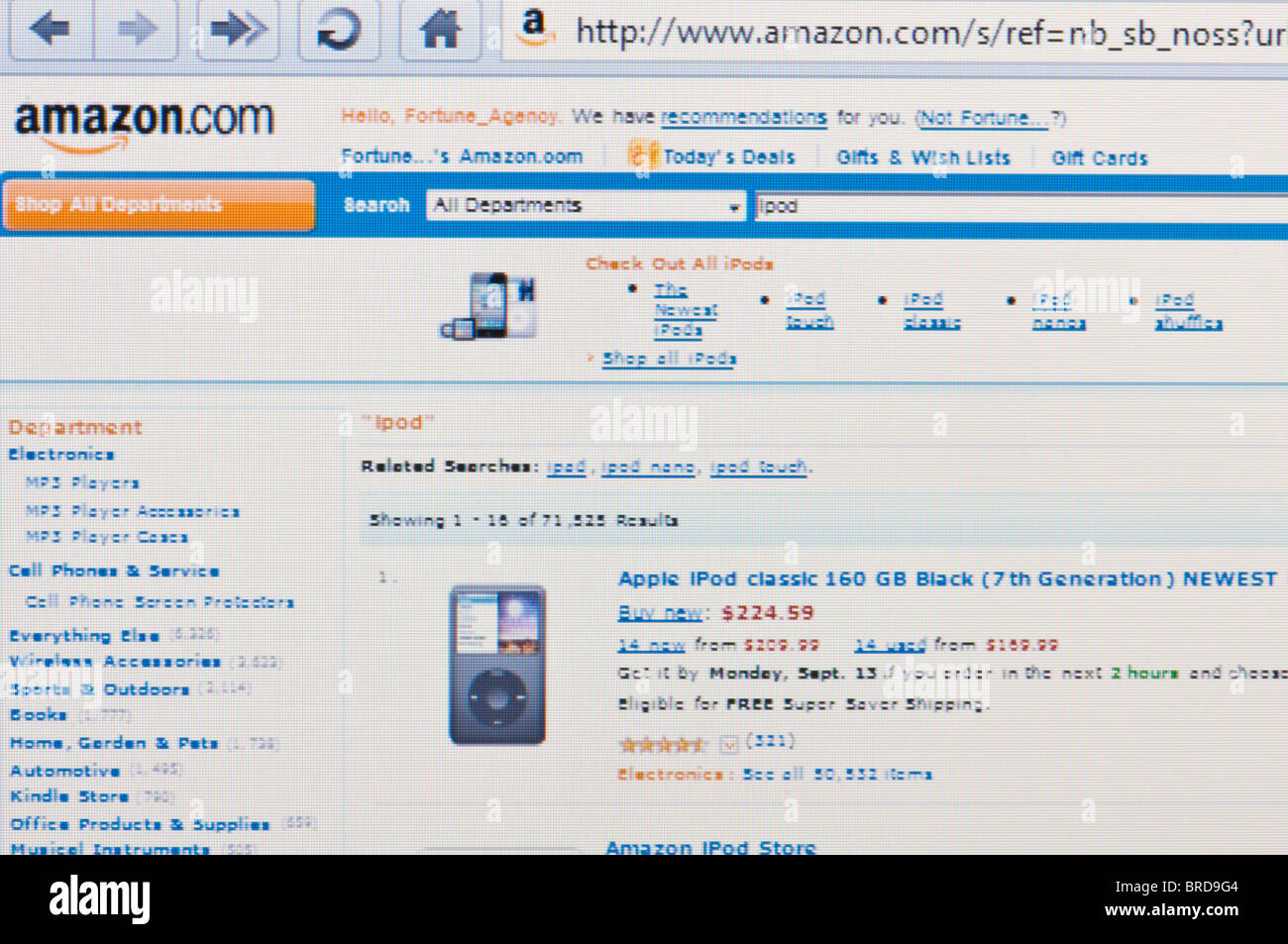 Amazon com screenshot hi-res stock photography and images - Alamy
