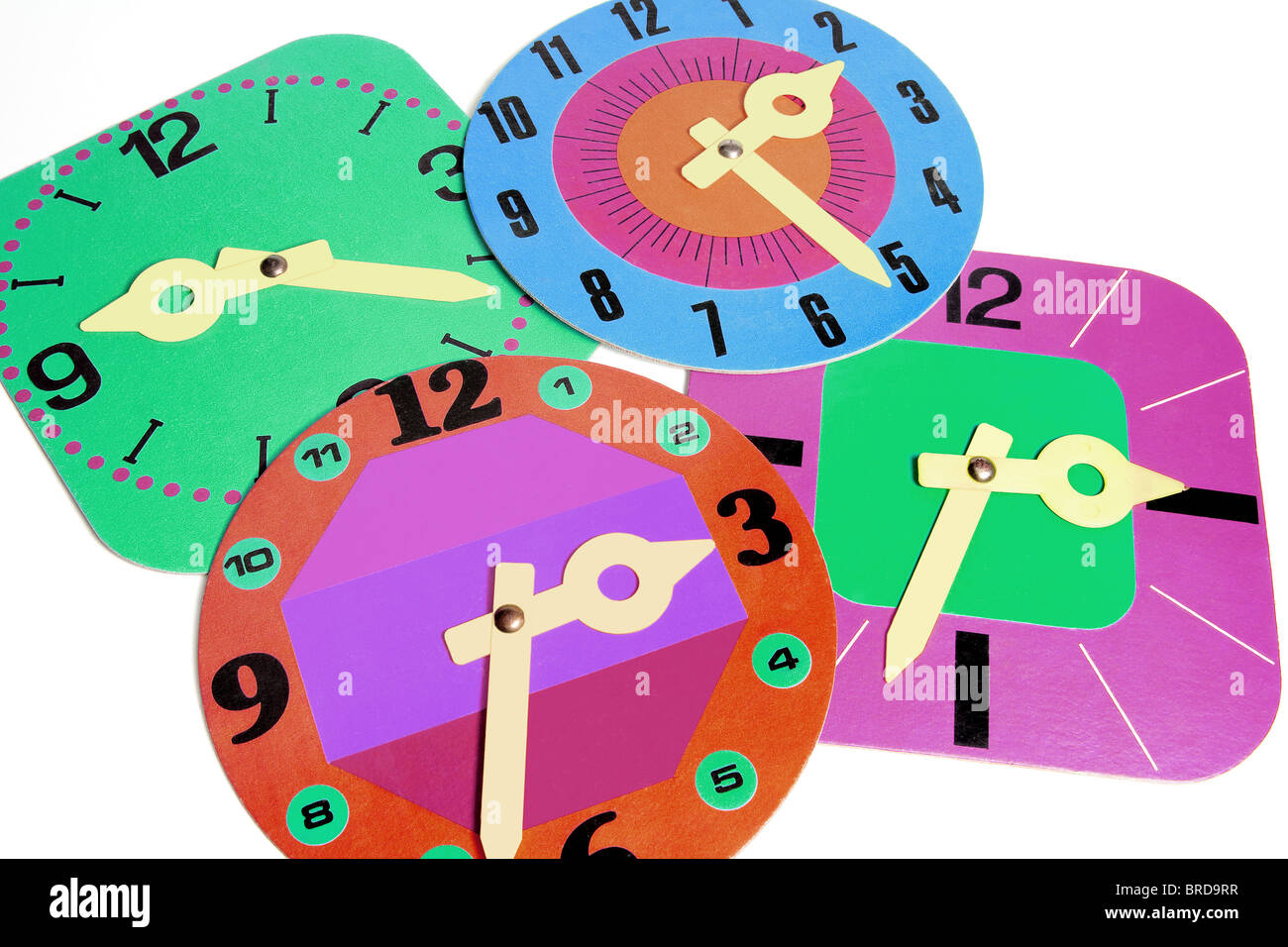 Cardboard clocks hi-res stock photography and images - Alamy