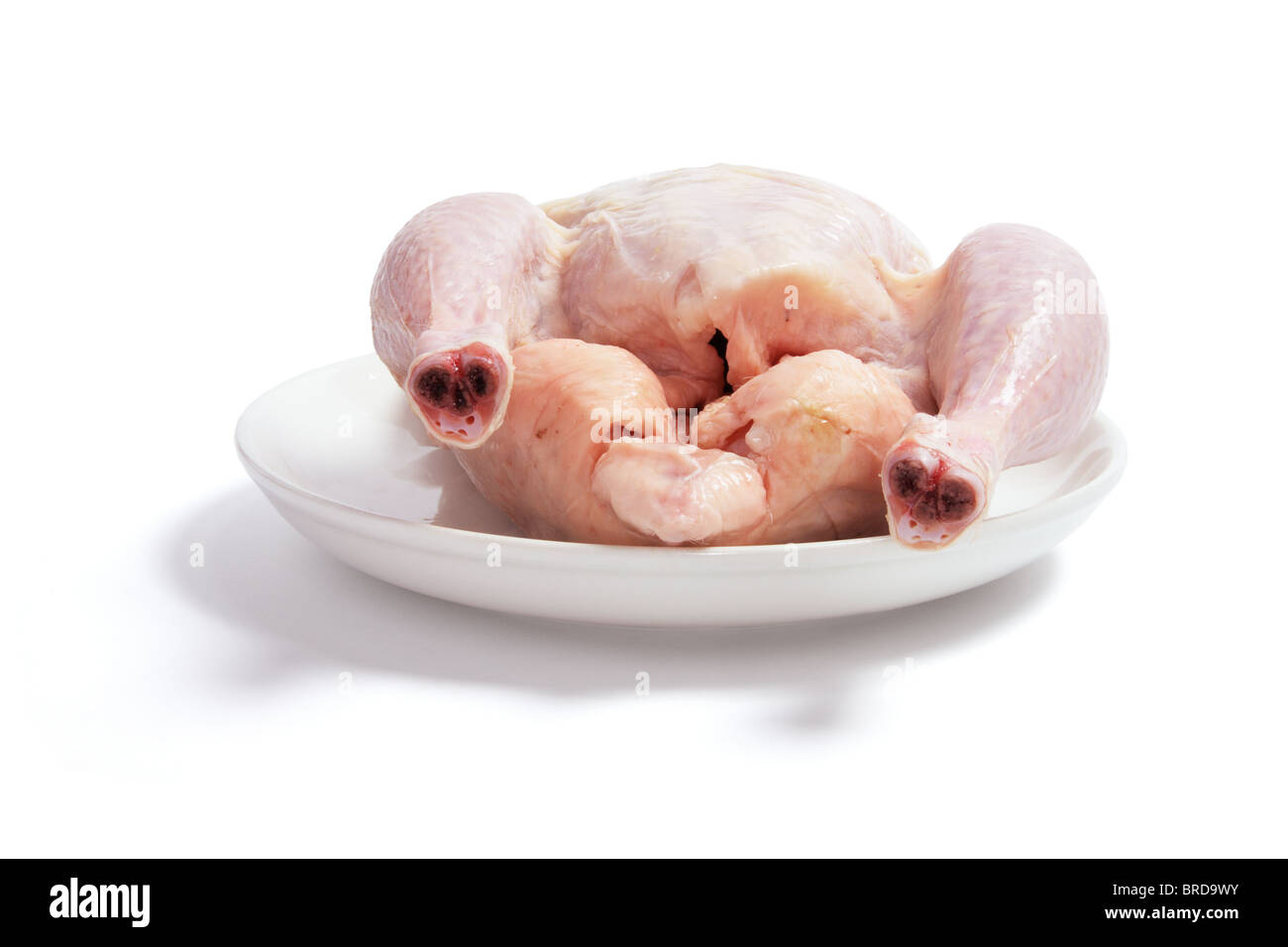 Chicken raw whole uncooked cutout hi-res stock photography and images ...