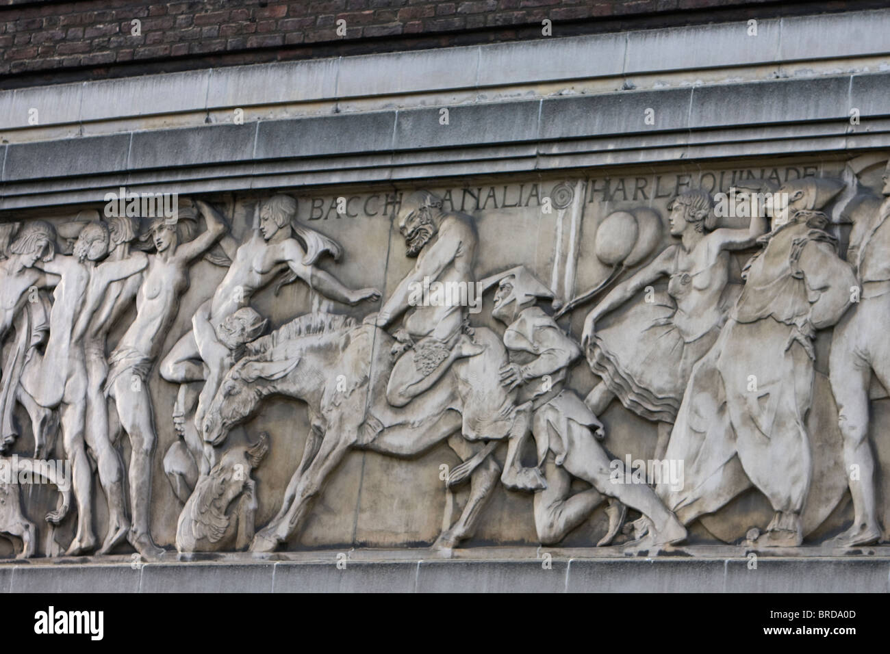 ornate masonry carving on a London building Stock Photo - Alamy