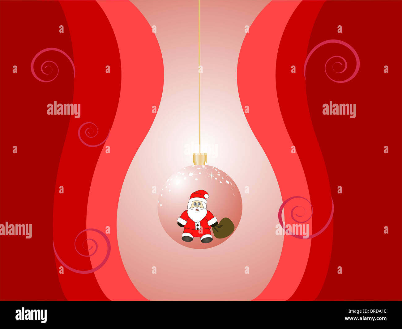 Stylized santa claus hi-res stock photography and images - Alamy