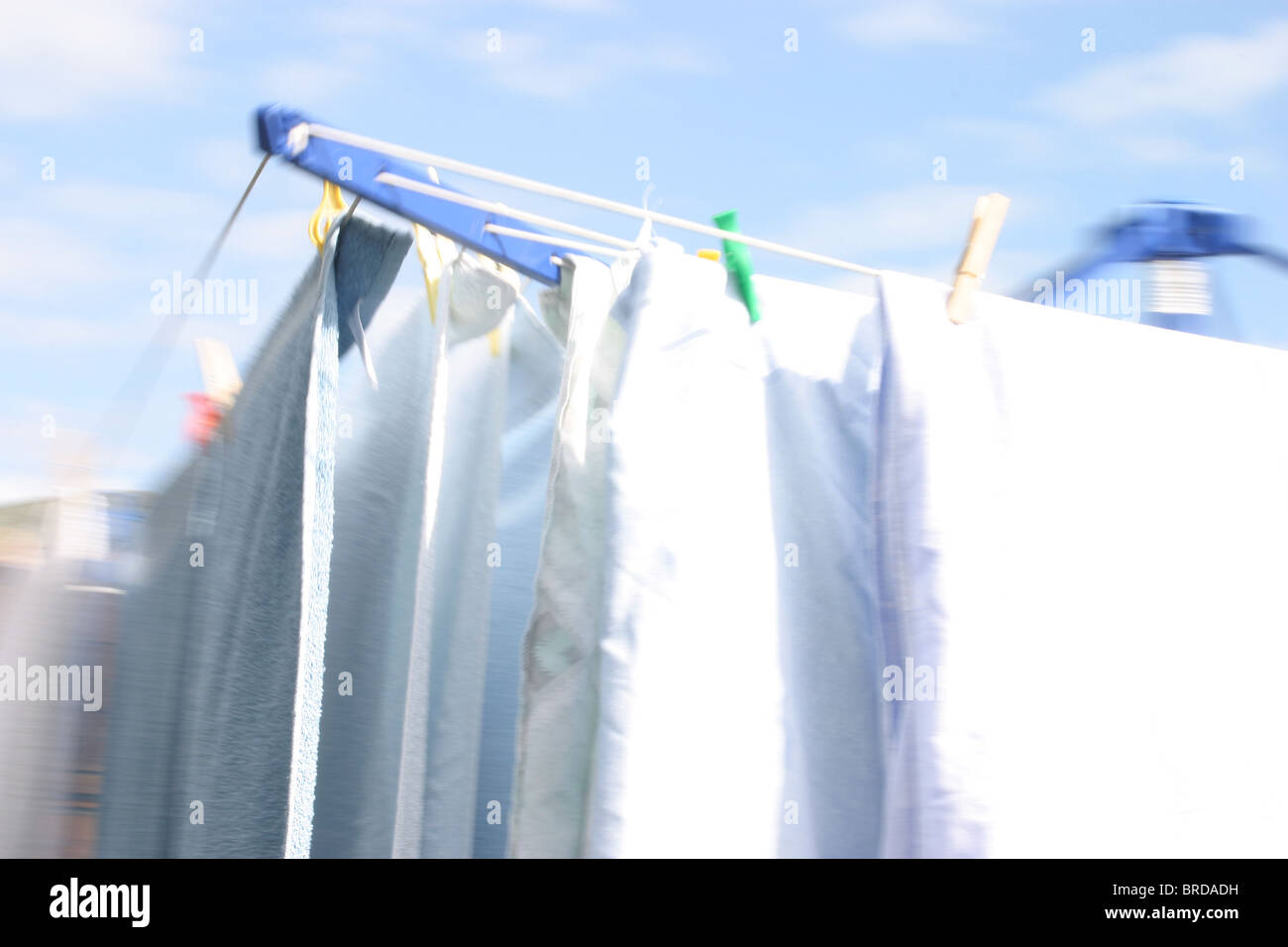 Rotary washing lines hi-res stock photography and images - Alamy