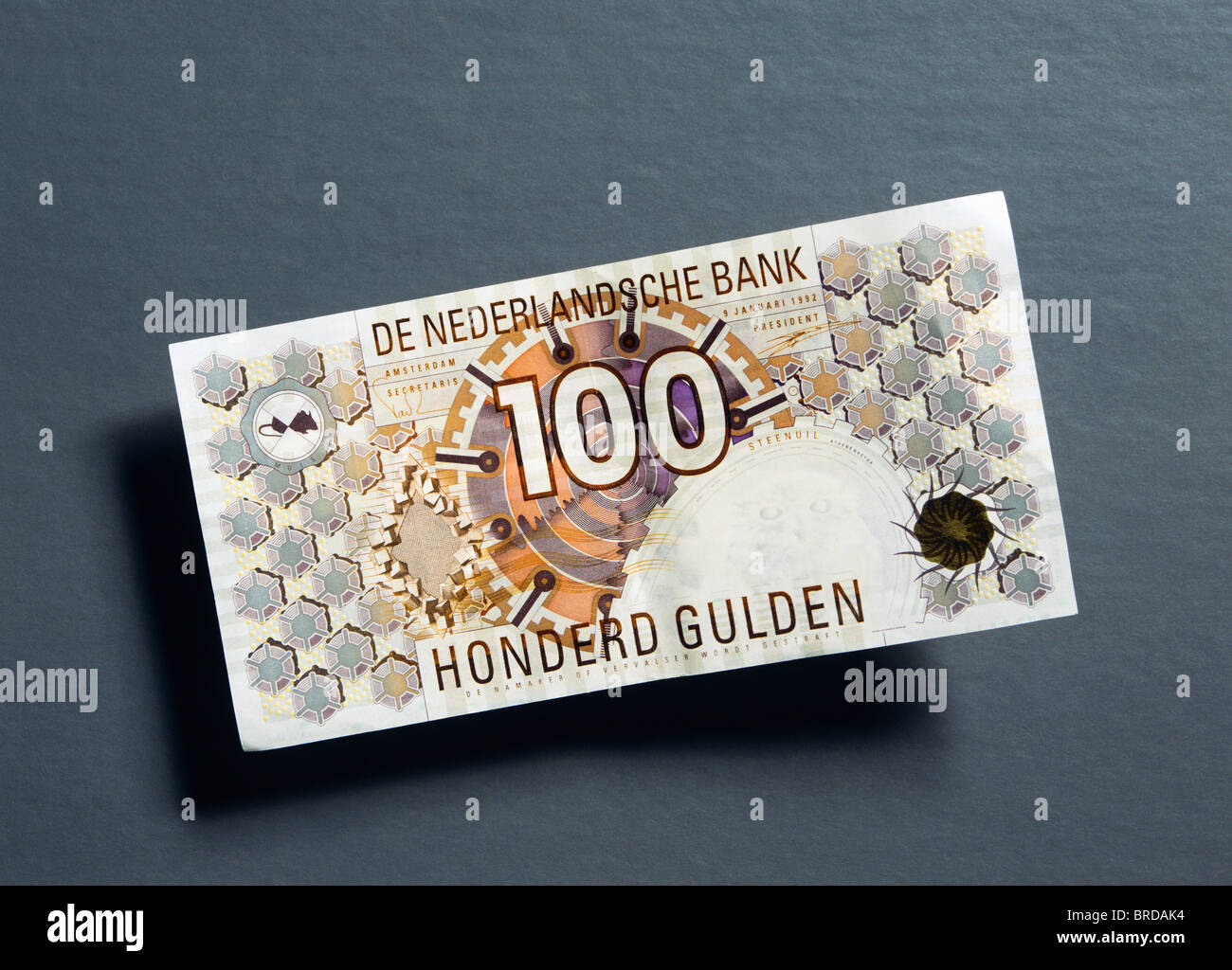 100 dutch guilders banknote hi-res stock photography and images - Alamy