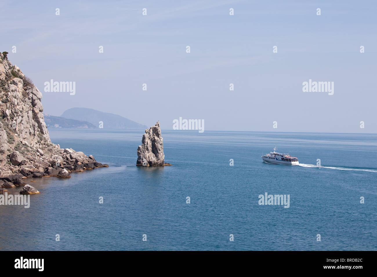 black sea coast. Yalta, Crimea, Ukraine Stock Photo - Alamy