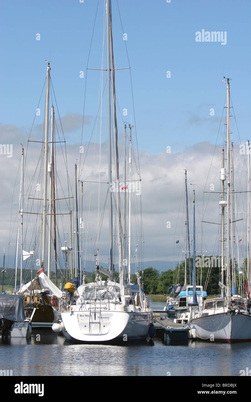 Scotland yacht inverness canal hi-res stock photography and images - Alamy